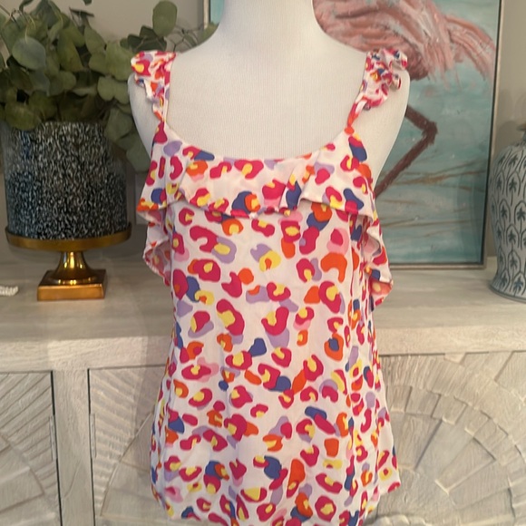 Emily Wonder | Tops | Emily Wonder Ruffle Tank | Poshmark